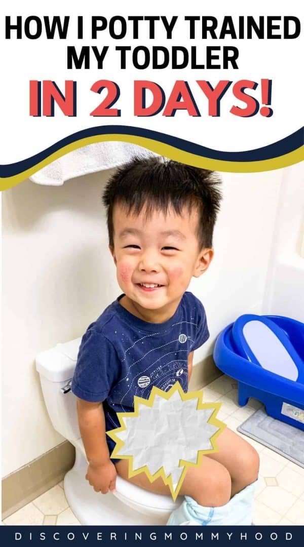 Potty Training in 2 Days - Discovering Mommyhood