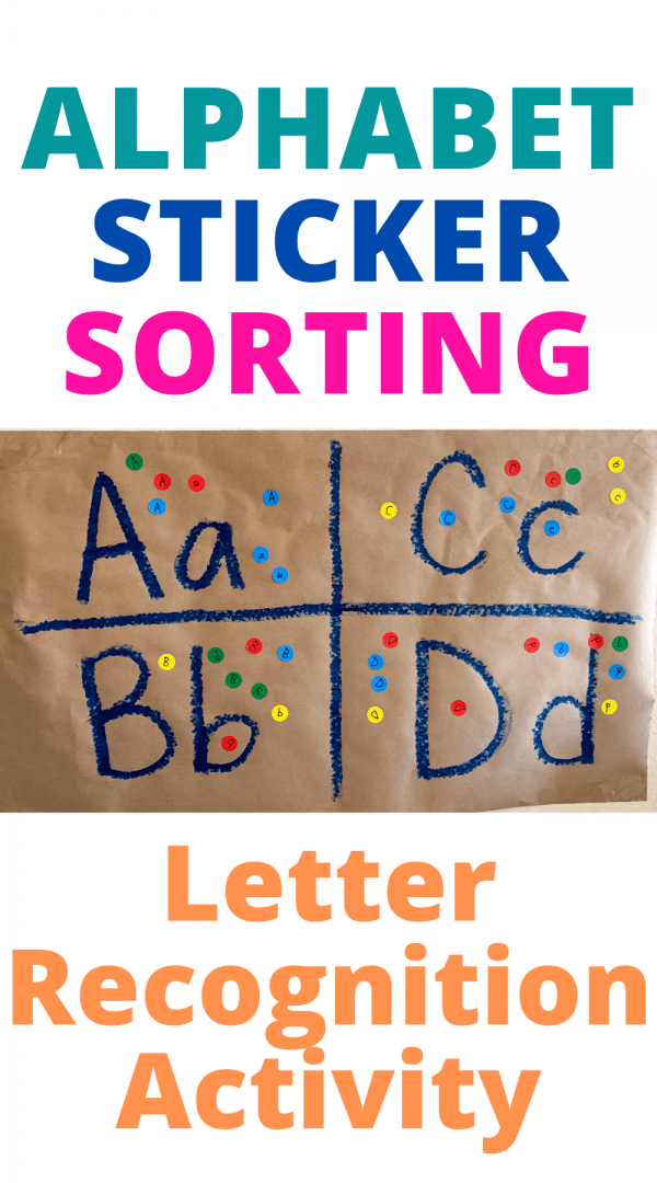 Letter Recognition Alphabet Sorting Activity - Discovering Mommyhood