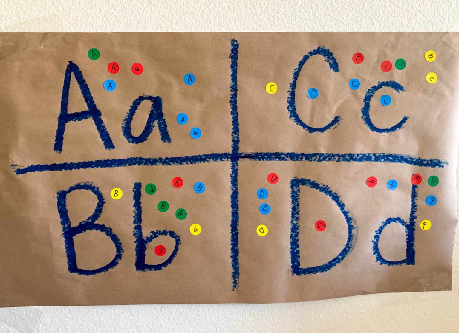 Letter Recognition Alphabet Sorting Activity - Discovering Mommyhood