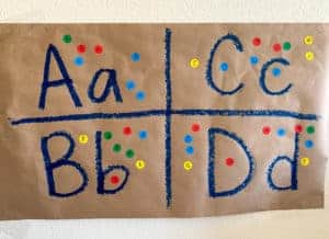 Letter Recognition Alphabet Sorting Activity - Discovering Mommyhood