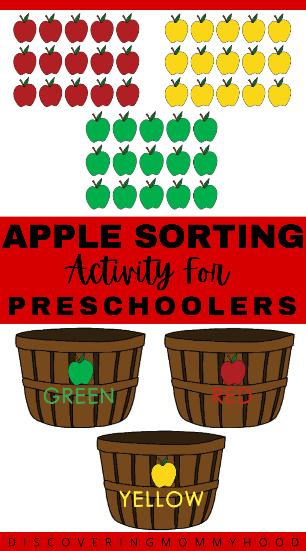 A is For Apple Preschool Unit - Discovering Mommyhood