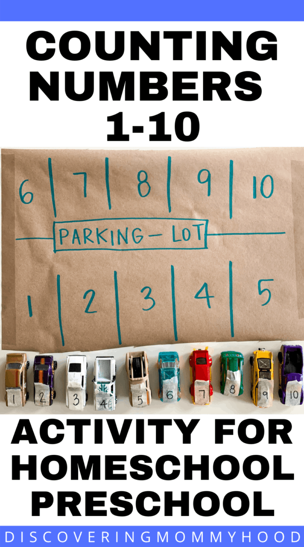 Homeschool Preschool Counting Numbers 1-10 - Discovering Mommyhood