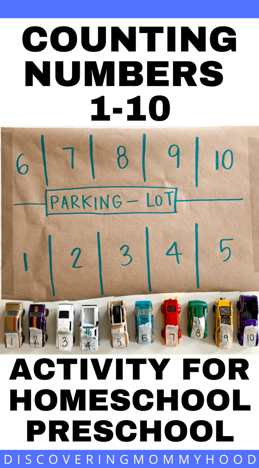 Homeschool Preschool Counting Numbers 1-10 - Discovering Mommyhood