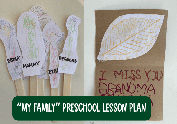 My Family Unit Preschool at Home - Discovering Mommyhood