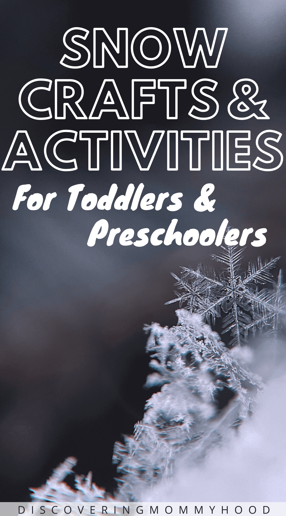 Snow Activities for Preschool at Home - Discovering Mommyhood