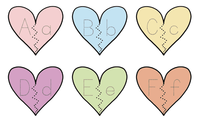 Valentine's Day Alphabet Activity for Preschool - Discovering Mommyhood
