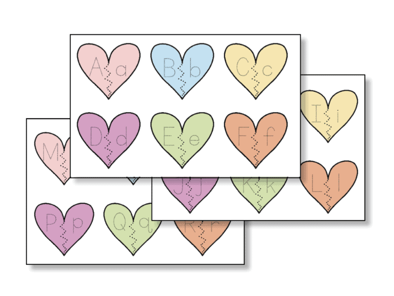 Valentine's Day Alphabet Activity for Preschool - Discovering Mommyhood