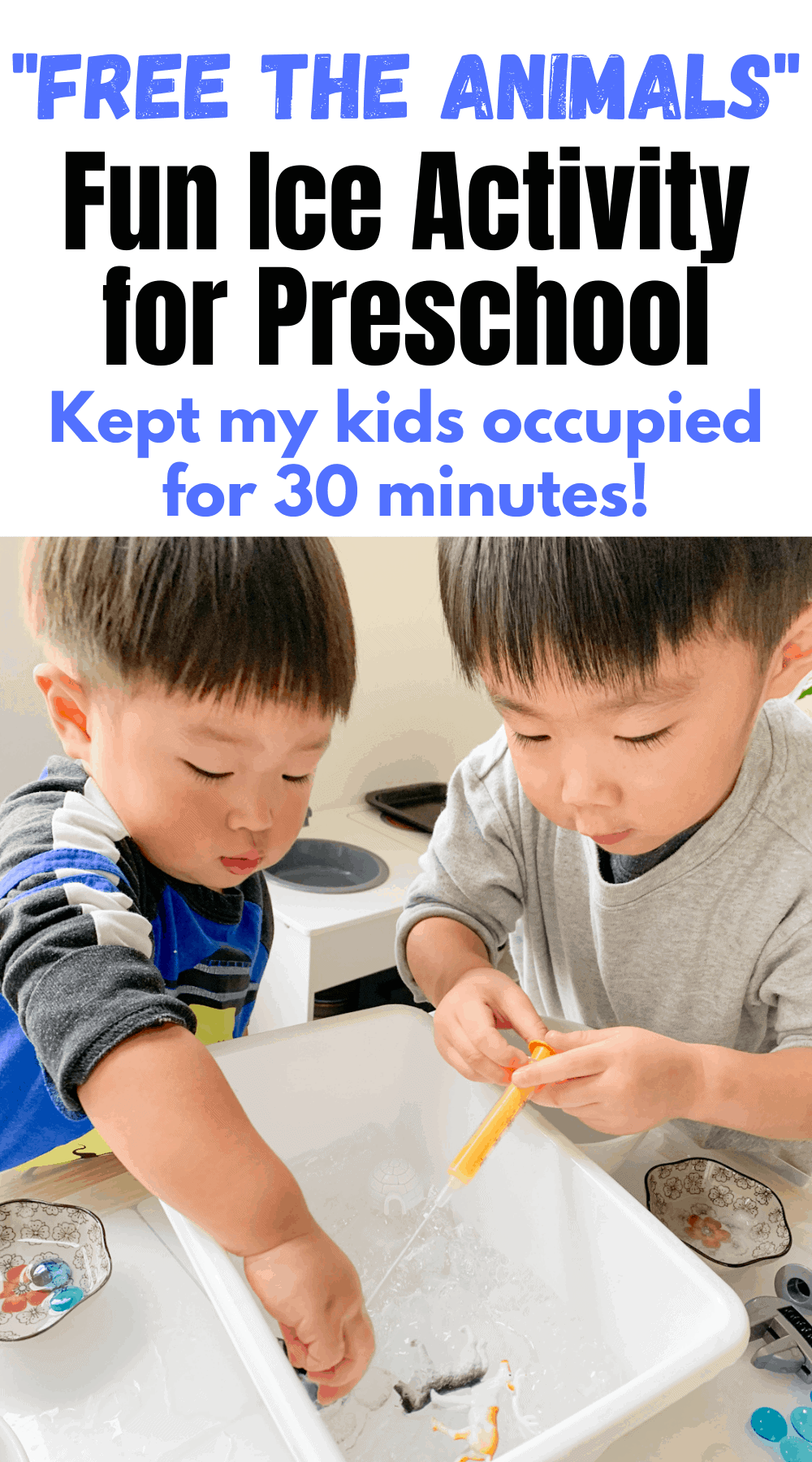 Ice Activities for Preschool at Home - Discovering Mommyhood