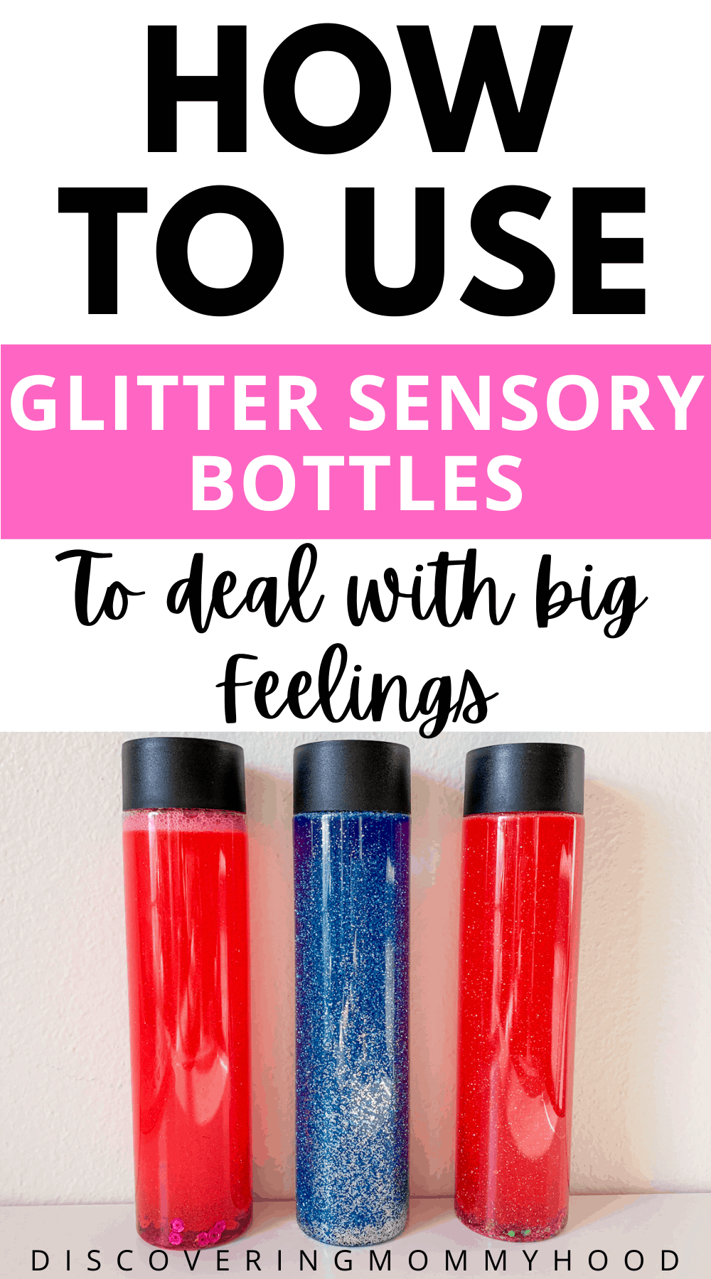 How to Make Glitter Sensory Bottles and Use Them as a Calming Tool ...