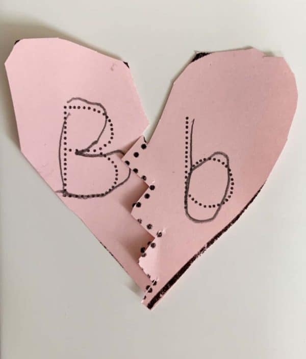 Valentine's Day Alphabet Activity for Preschool - Discovering Mommyhood