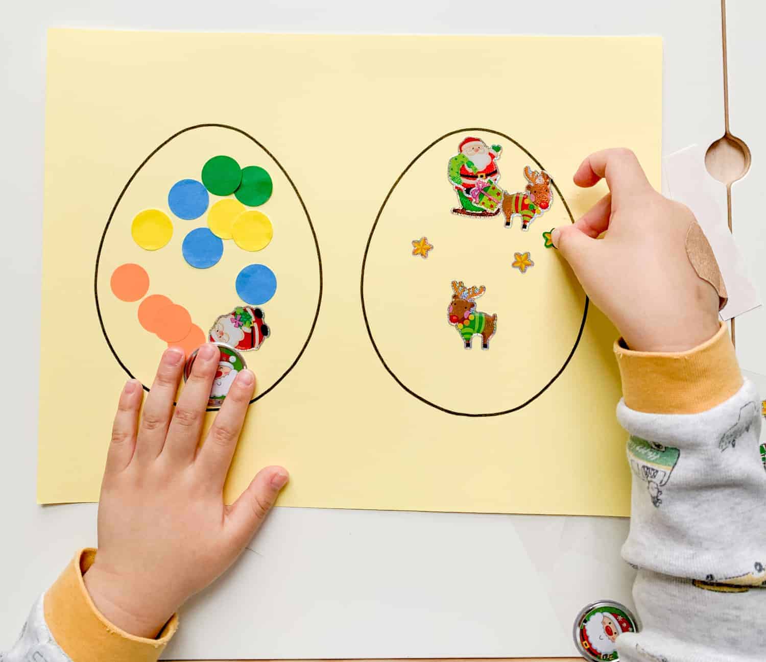 Free Printable Paper Easter Egg Template - Discovering Mommyhood